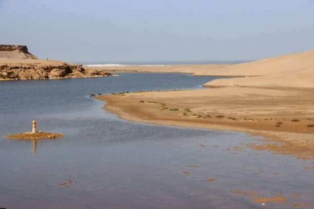 Embouchure de l'oued Chbika MAROC + - voyageavecnous.com